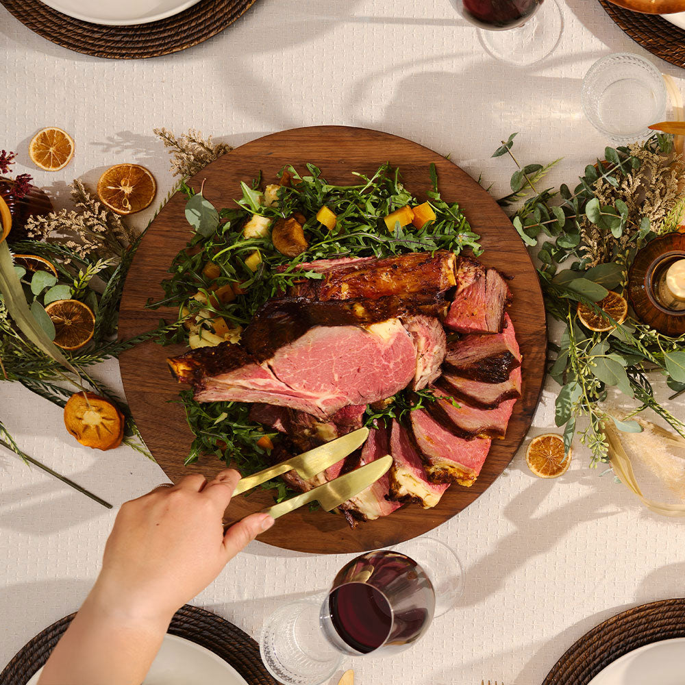 Grass Fed Beef Standing Rib Roast – Force of Nature Meats