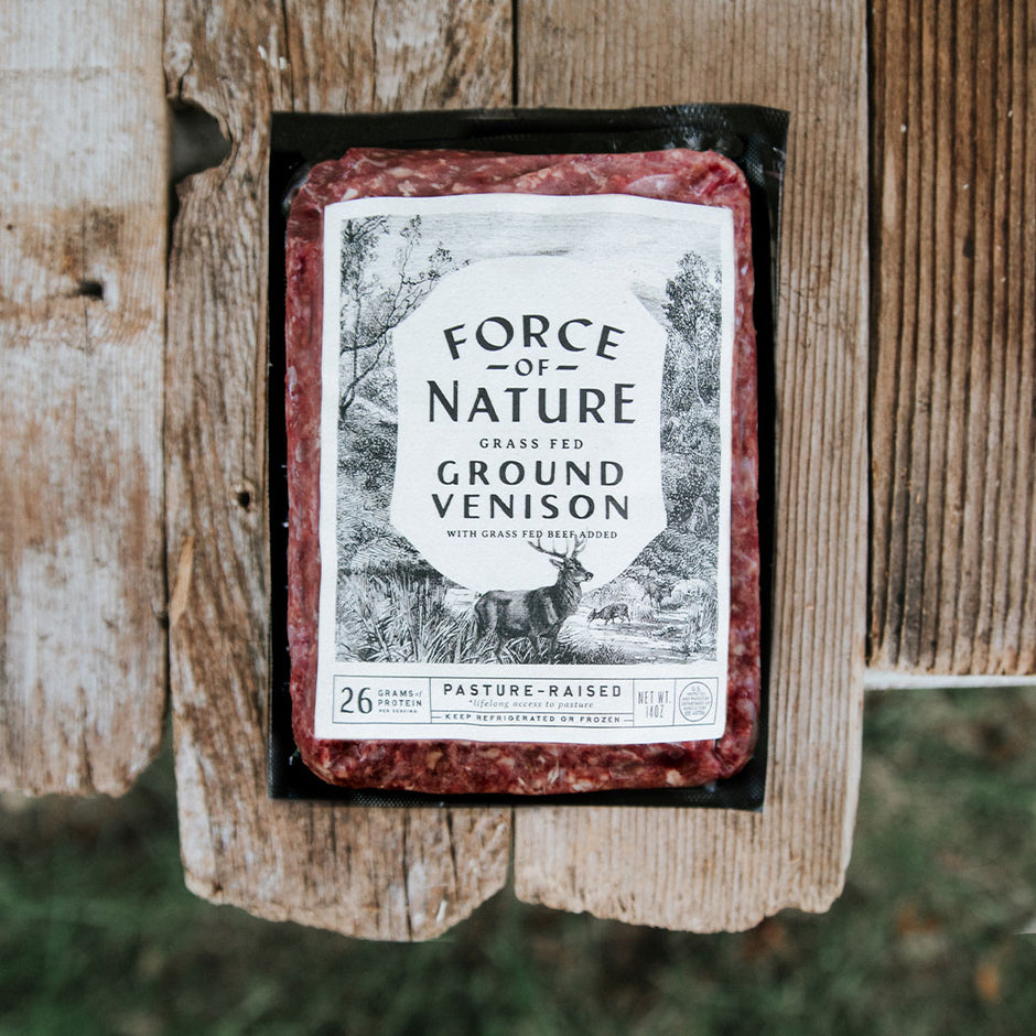 Buy Grass-fed Ground Venison Meat – Force of Nature Meats