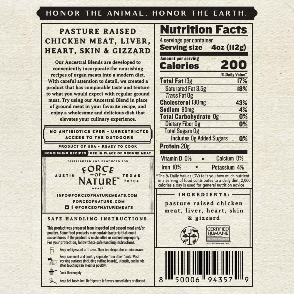 Pastured Chicken Ancestral – Force of Nature Meats